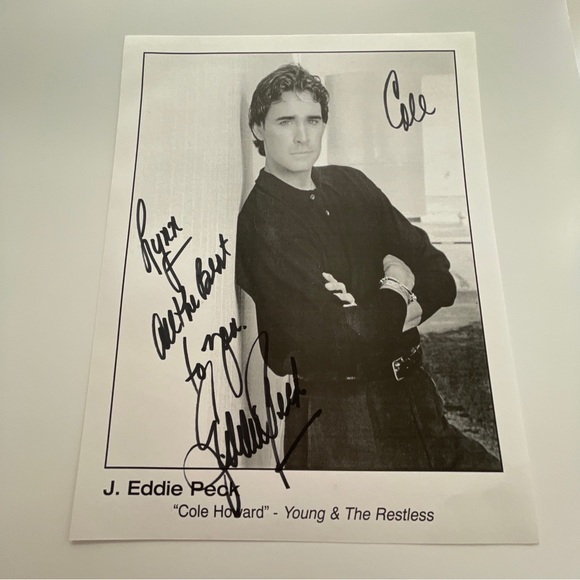 Other | J Eddie Peck Signed Autograph Photo Young Restless Kyle Xy ...